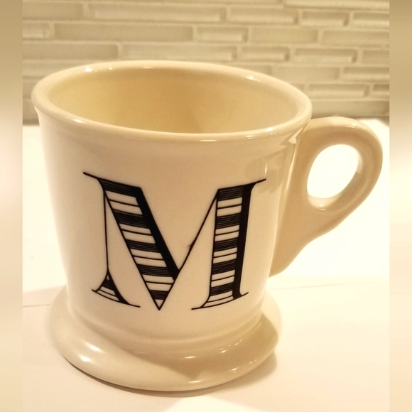 Anthropologie | Dining | Anthropologie Initial Monogrammed Mug Cup ...